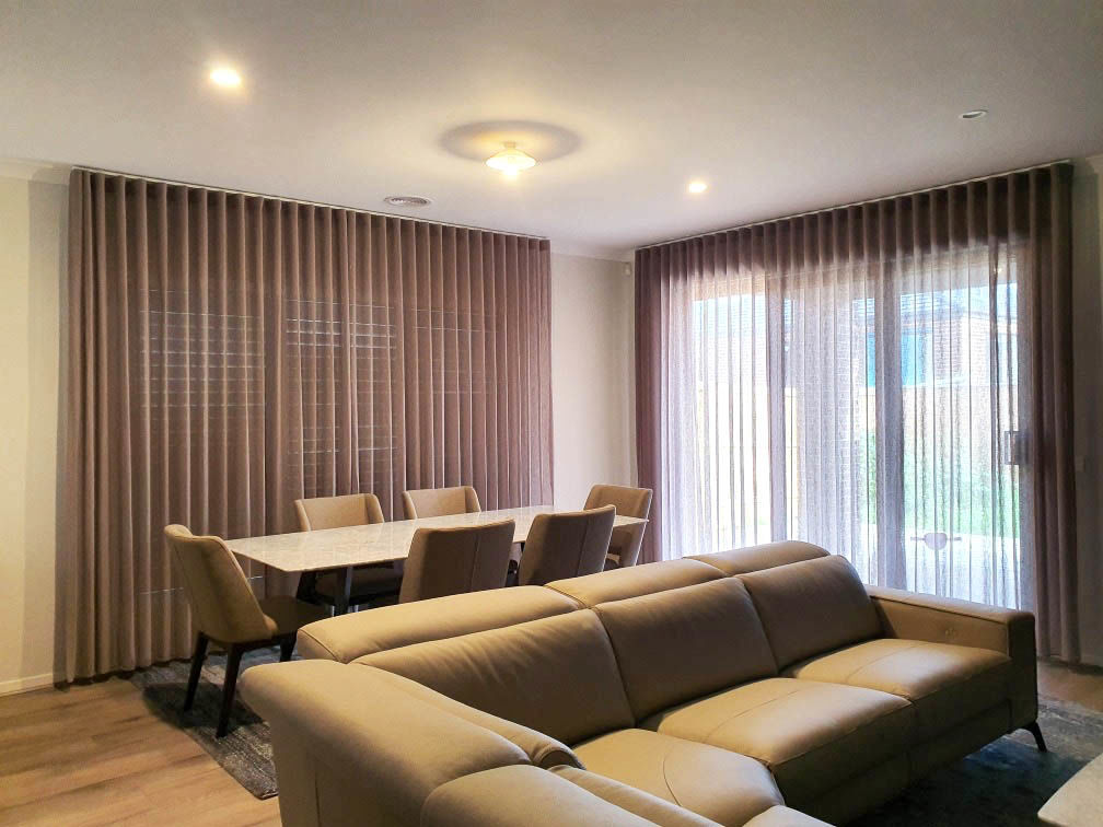 Wave Fold Curtains | 3A Blinds Australia PTY LTD